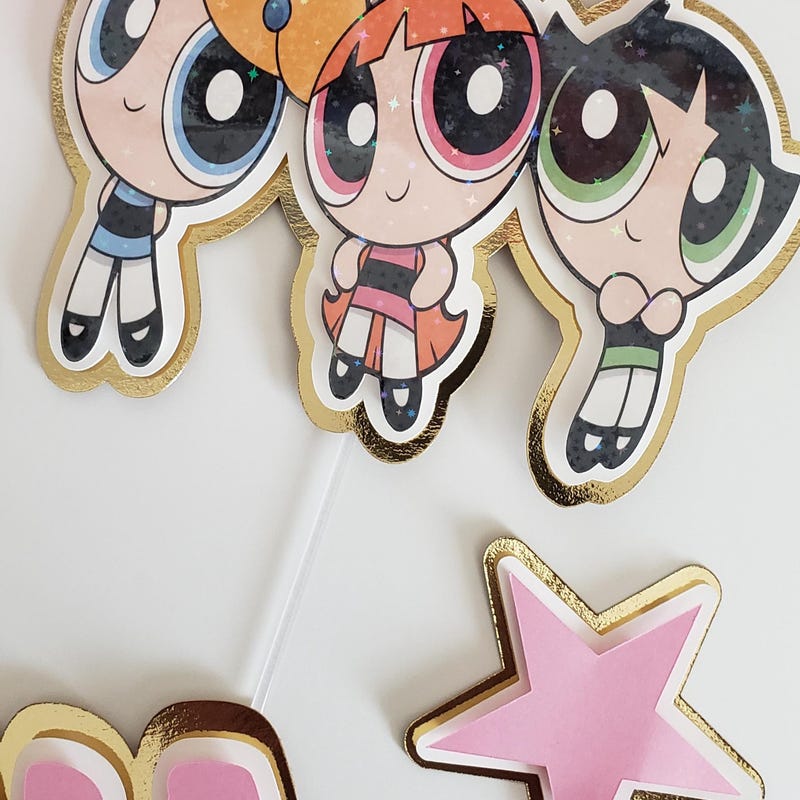 Powerpuff Girls Cake Topper - Etsy