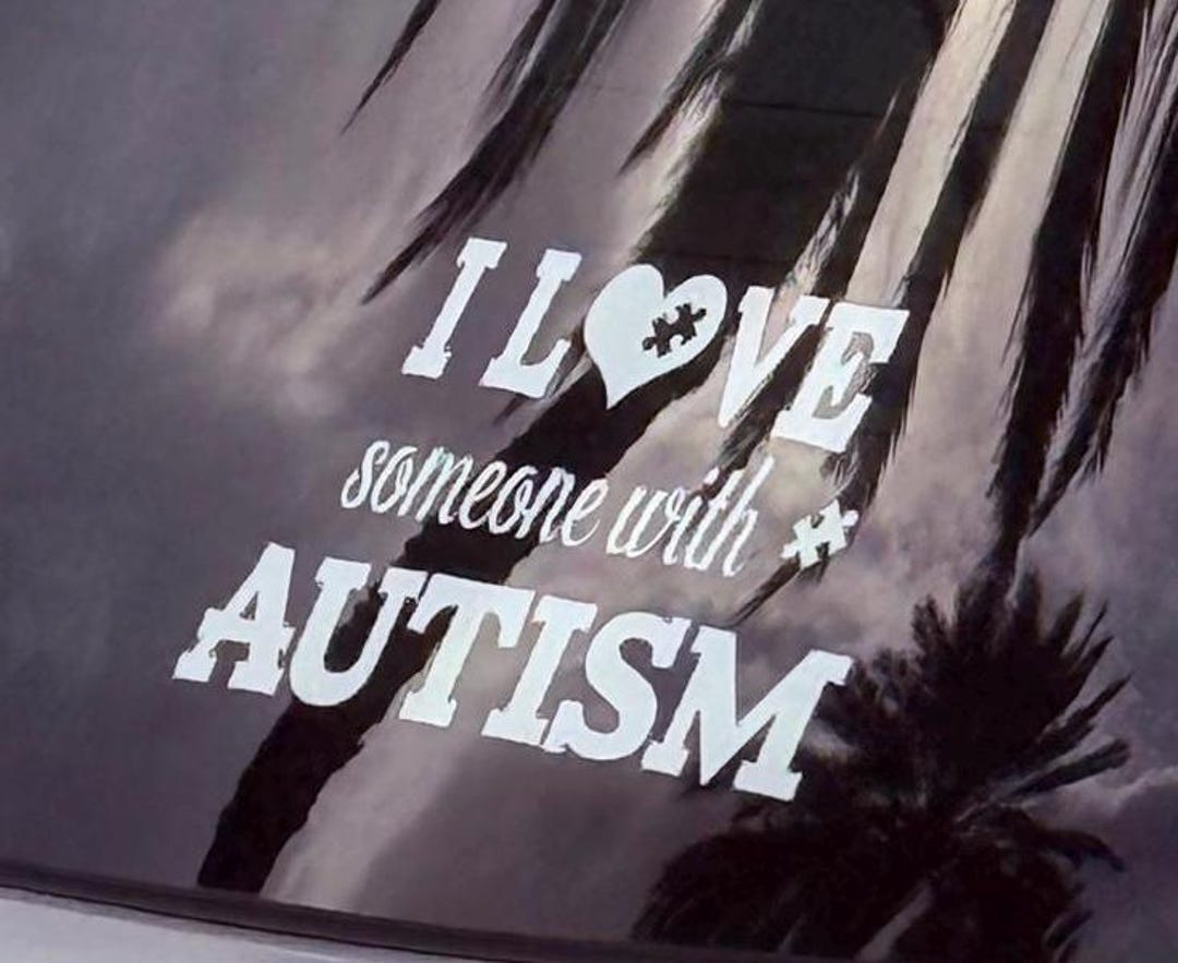 Autism Car Decal/ Vinyl Sticker - Etsy