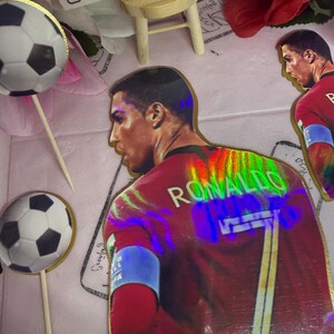 Cristiano Ronaldo Cake Topper: Soccer Birthday Party Decoration - Etsy
