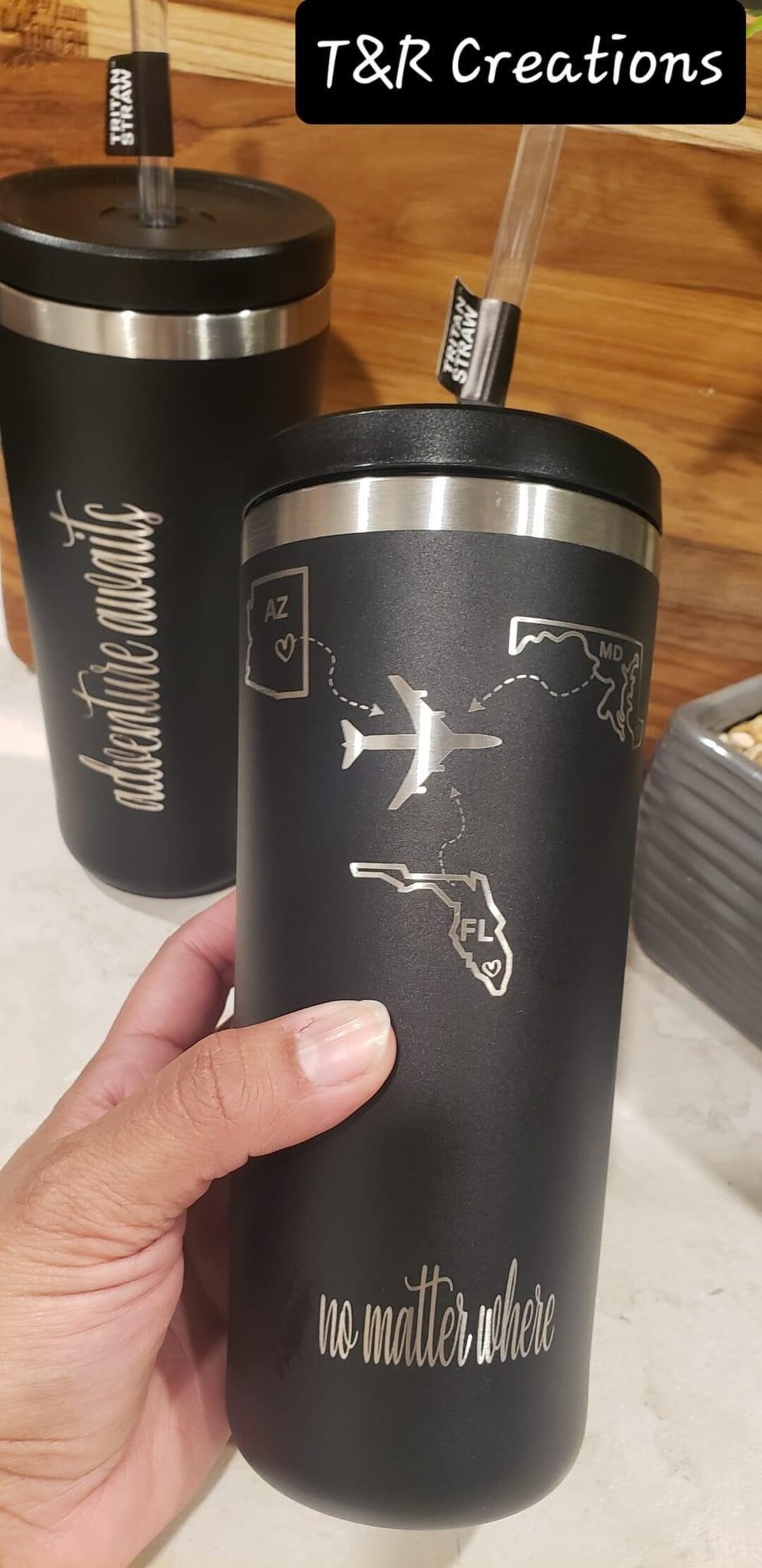Tumbler Custom Distance / Laser / Friend's Tumbler / Perfect Gift for ...