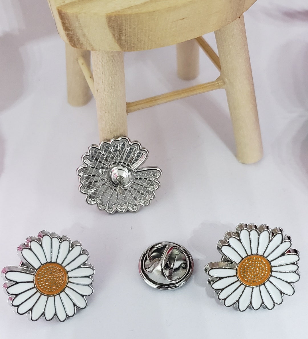 Almost Winner Nurse Enamel Pin: Wilted Daisy Design - Etsy