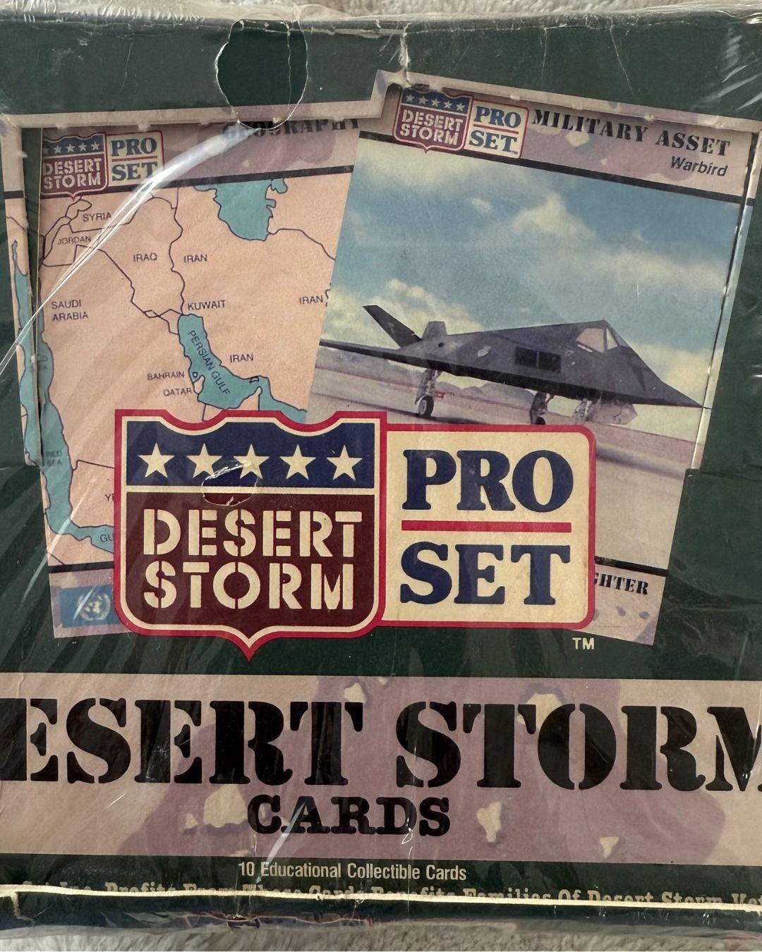 Box of Desert Storm Pro Set Cards -vintage Military Collectible - Etsy