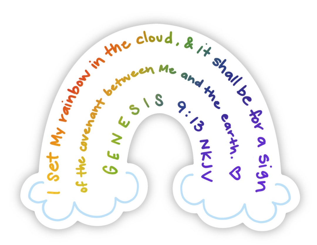 Genesis 9:13 Sticker - Etsy