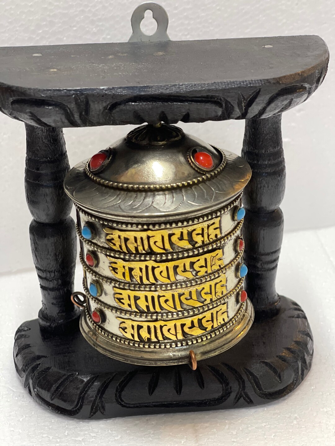Tibetan Hand Spinning Prayer Wheel. - Etsy