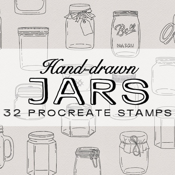 Mason Jar Stamps - Etsy
