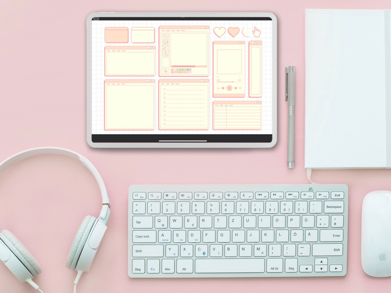 Aesthetic Computer Pop up Stickers Set - Etsy