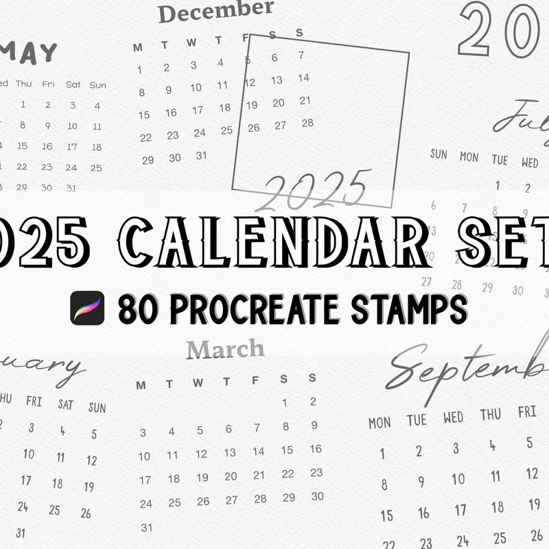 New Stamps Calendar 2025 - Etsy UK