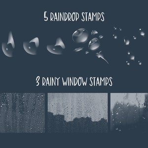 54 Weather Overlay Patterns Procreate Brush Set - Etsy