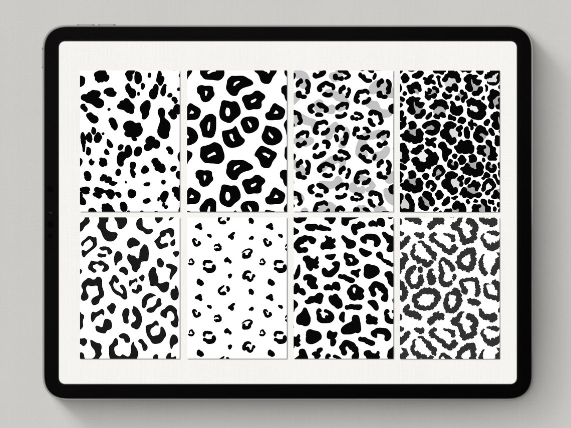 Animal Print Pattern Procreate Brush Set - Etsy