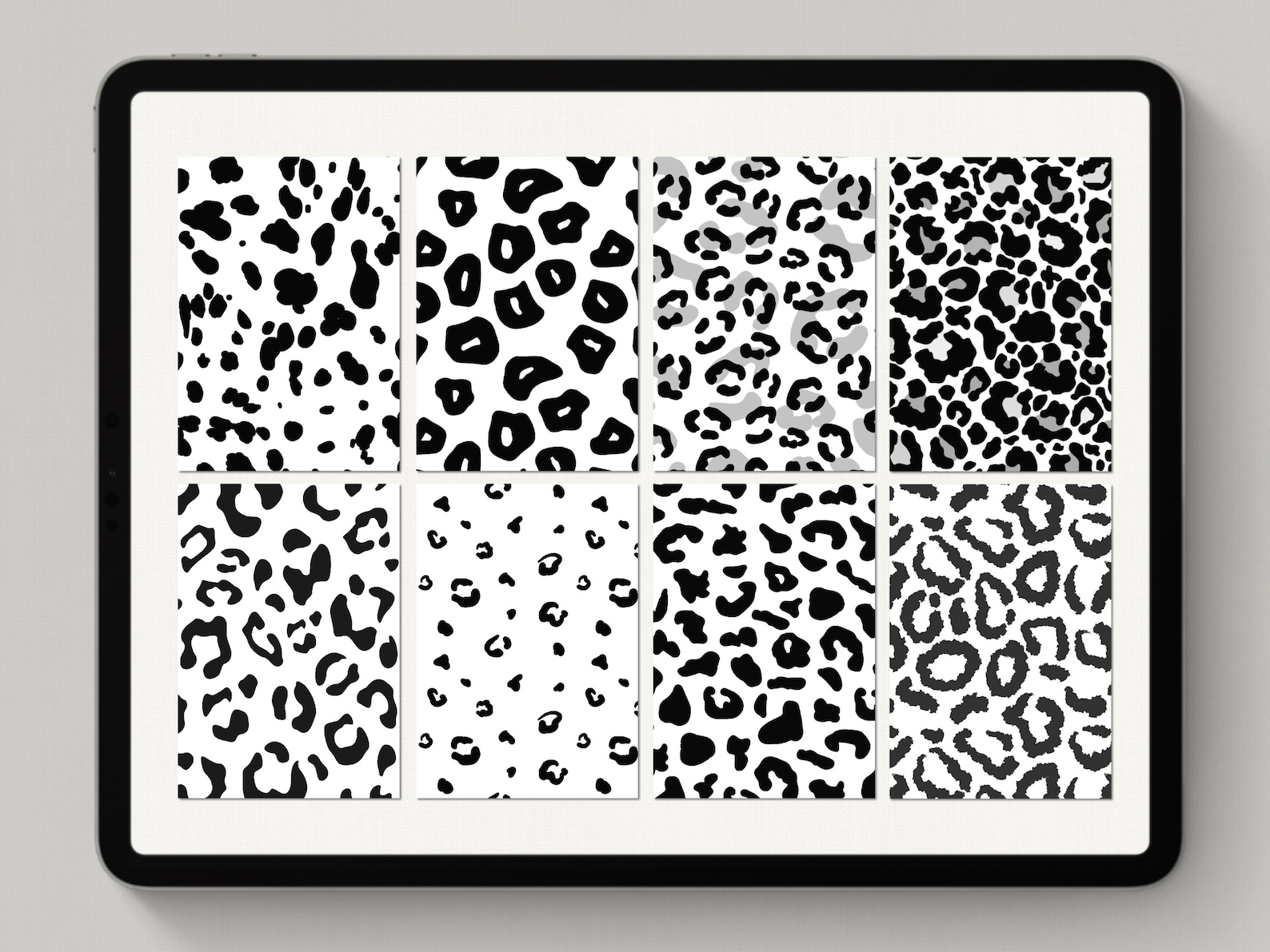Animal Print Pattern Procreate Brush Set - Etsy