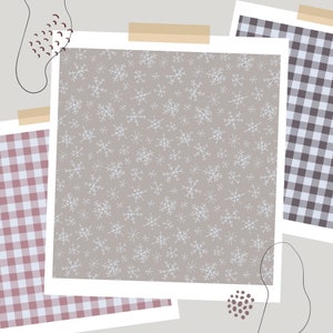 Cozy Winter Digital Paper Set - Commercial Use, Instant Download - Etsy
