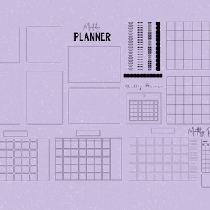 Digital Planners & Calendar Procreate Stamp Brush Set 2 - Etsy