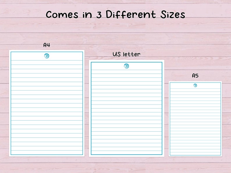 Genshin Impact Element Lined Notes 7 Printable PDF A4 US - Etsy