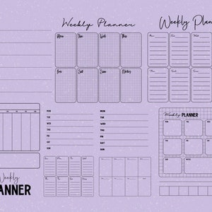 Digital Planners & Calendar Procreate Stamp Brush Set 2 - Etsy