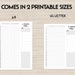 A Year in Pixels Printable Template - A4, Letter, PDF, Mood Tracker ...