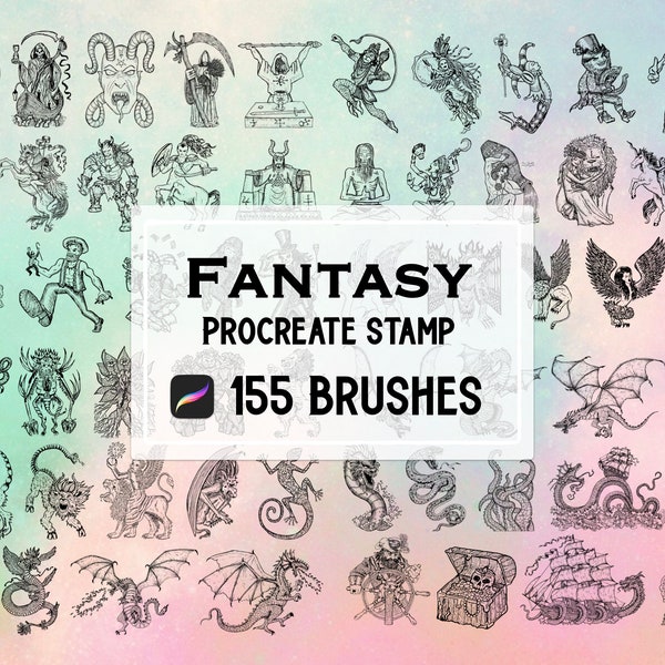 Fantasy Stamp - Etsy