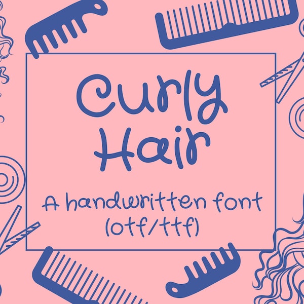Curly Writing Font - Etsy