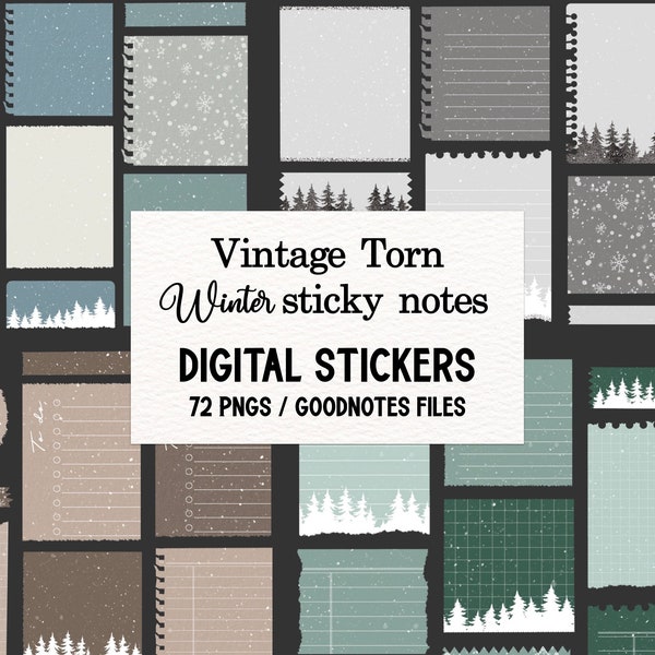 Aesthetic Sticky Notes - Etsy