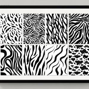 Animal Print Pattern Procreate Brush Set - Etsy