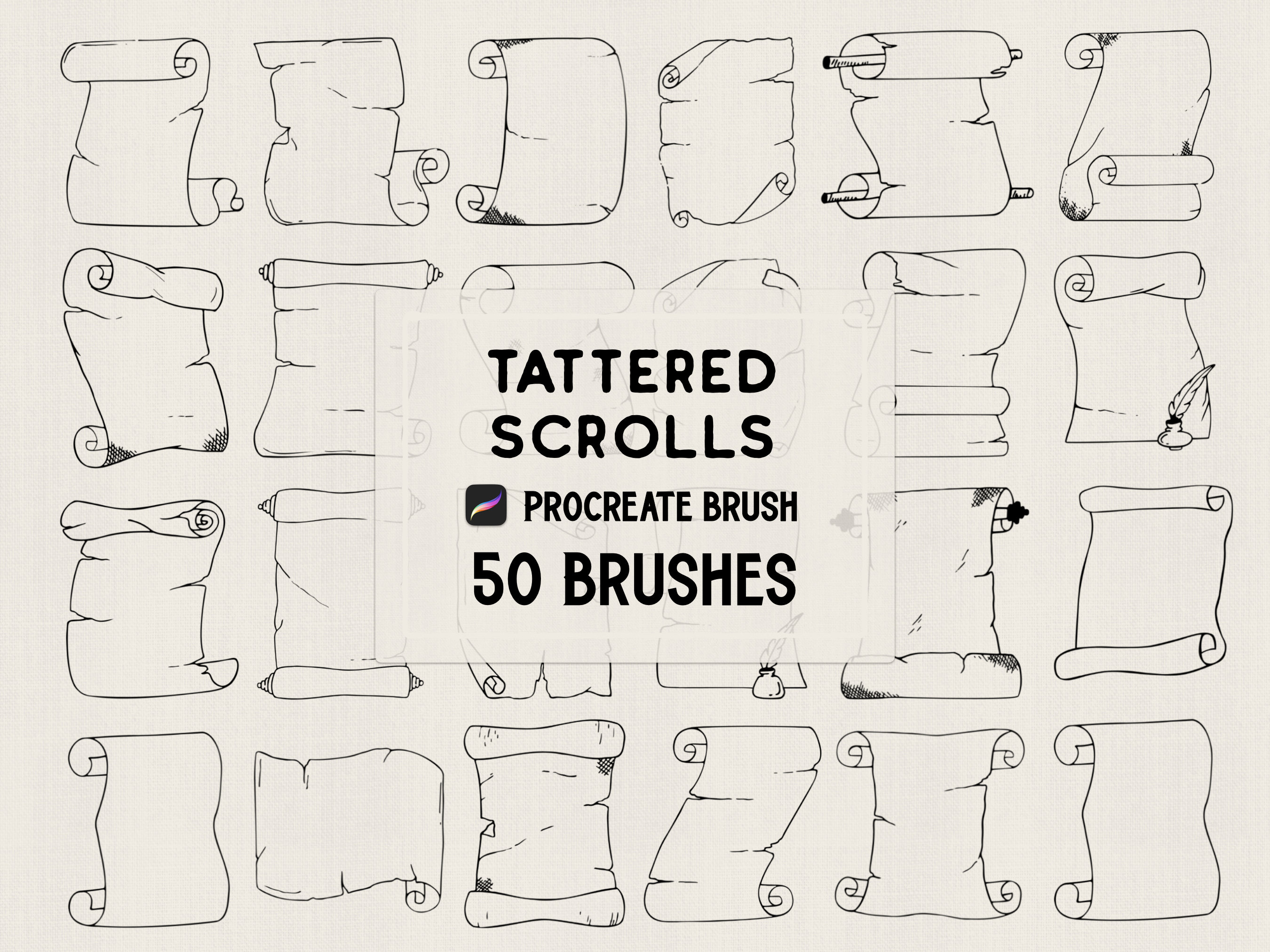 Tattered Scroll Banner
