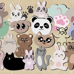Kawaii & Cute Character Creator Procreate Stamp Brush Set - Etsy Australia