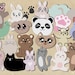 Kawaii & Cute Character Creator Procreate Stamp Brush Set - Etsy Australia