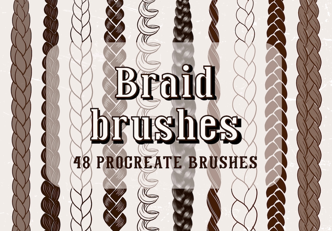 Ultimate Braid Procreate Brush Set - Etsy