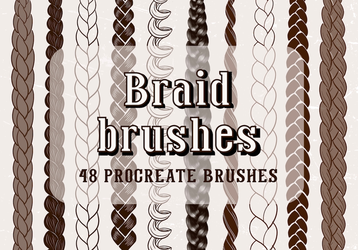 Ultimate Braid Procreate Brush Set - Etsy