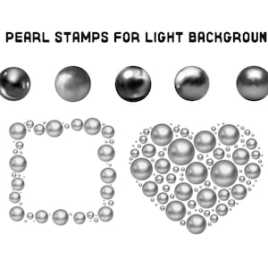 Realistic Jewelry Pearl Brushes & Stamps Procreate Brush Set - Etsy