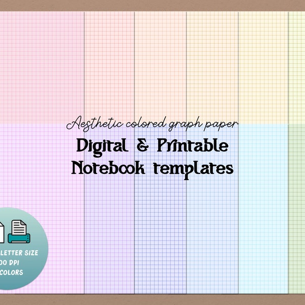 Printable Goodnotes Grid Etsy