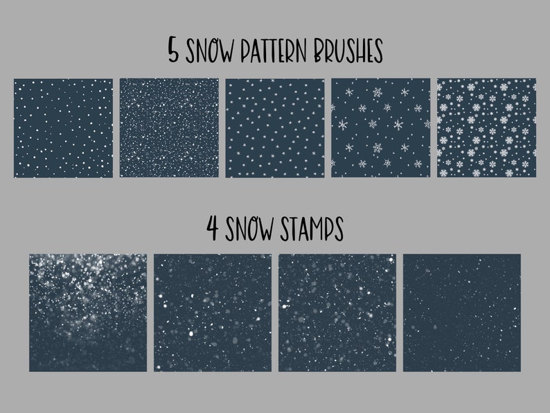 54 Weather Overlay Patterns Procreate Brush Set - Etsy