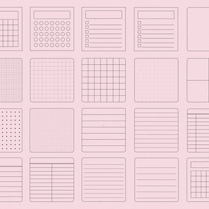 Sticky Notes & Digital Stickers Procreate Stamp Brush Set - Etsy