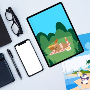 10 Cute Digital Notebook Covers - PDF, Goodnotes, Printable - Etsy