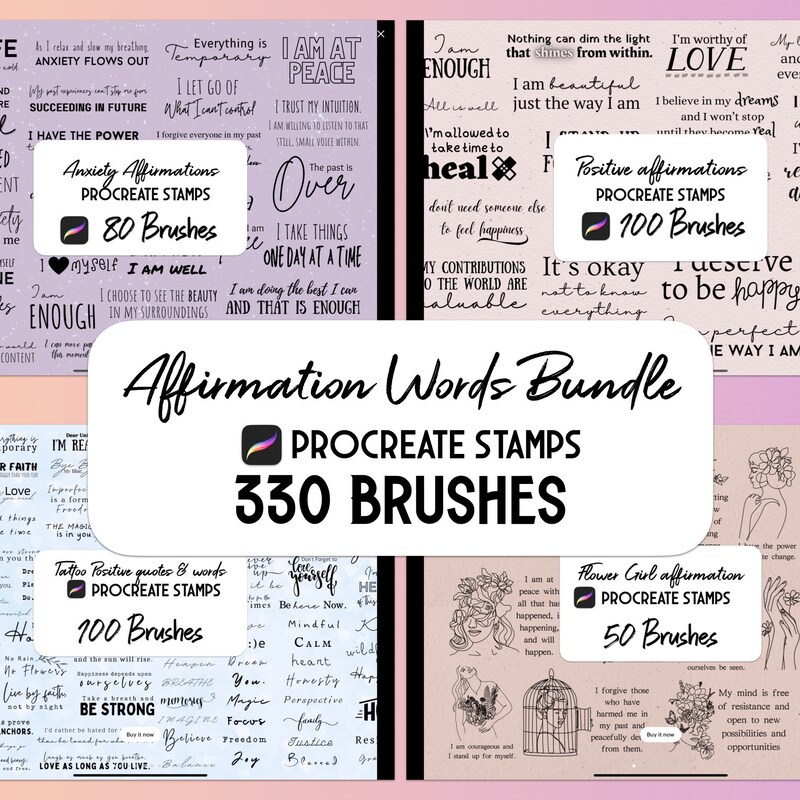 Stempel positive affirmation - Etsy.de