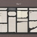 Vintage Torn Paper Digital Stickers Set Sticky Notes, Washi Tapes ...