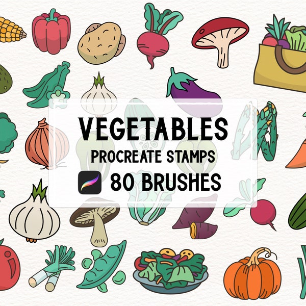 Vegetable Stamp - Etsy