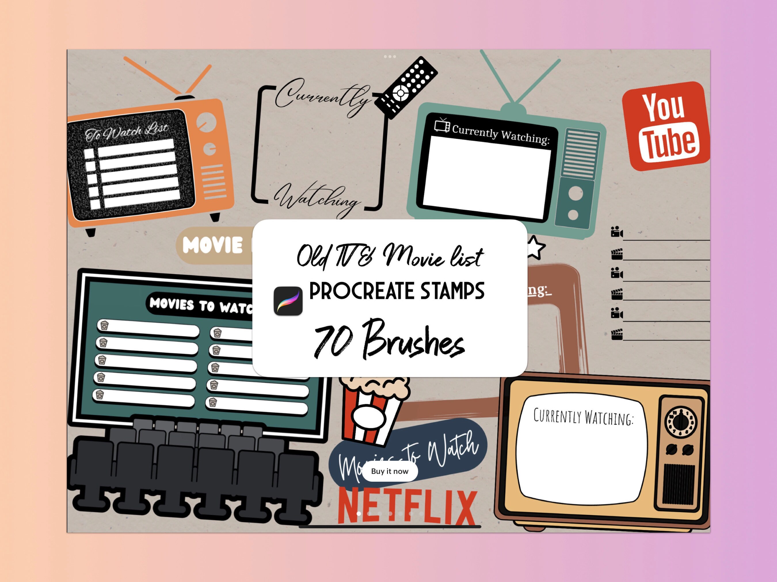 Ultimate Make Your Own Stickers DIY Bundle Procreate Stamp - Etsy