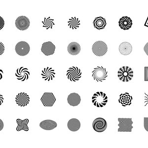 100 Spiral & Swirls Procreate Stamp Brush Set - Etsy