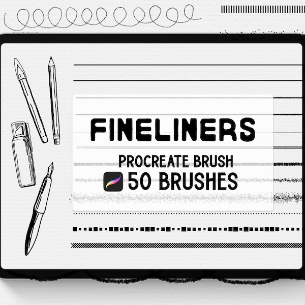 Stipple Pen Procreate - Etsy