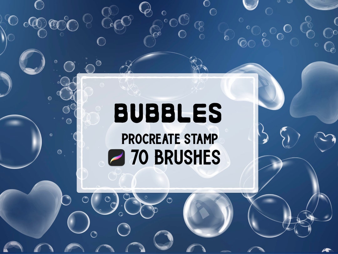 Bubble Brushes & Stamps Procreate Set - Etsy