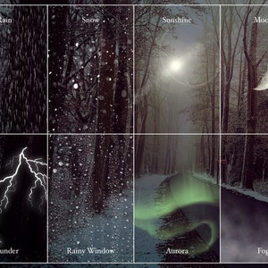 54 Weather Overlay Patterns Procreate Brush Set - Etsy