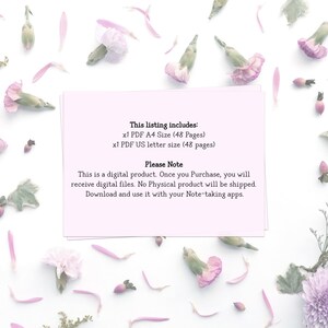 Textured Green Digital Notes Template - Printable, A4, US Letter ...