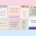 Positive Affirmation Digital Sticky Notes & Washi Tapes Stickers Bundle ...