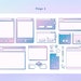 Celestial Windows Ui Computer Pop up Widget Digital Stickers Set ...