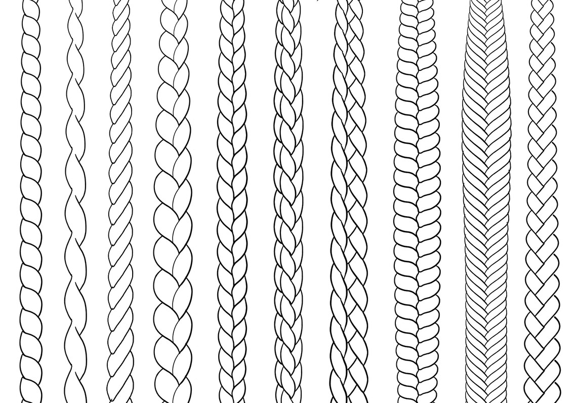 Ultimate Braid Procreate Brush Set - Etsy