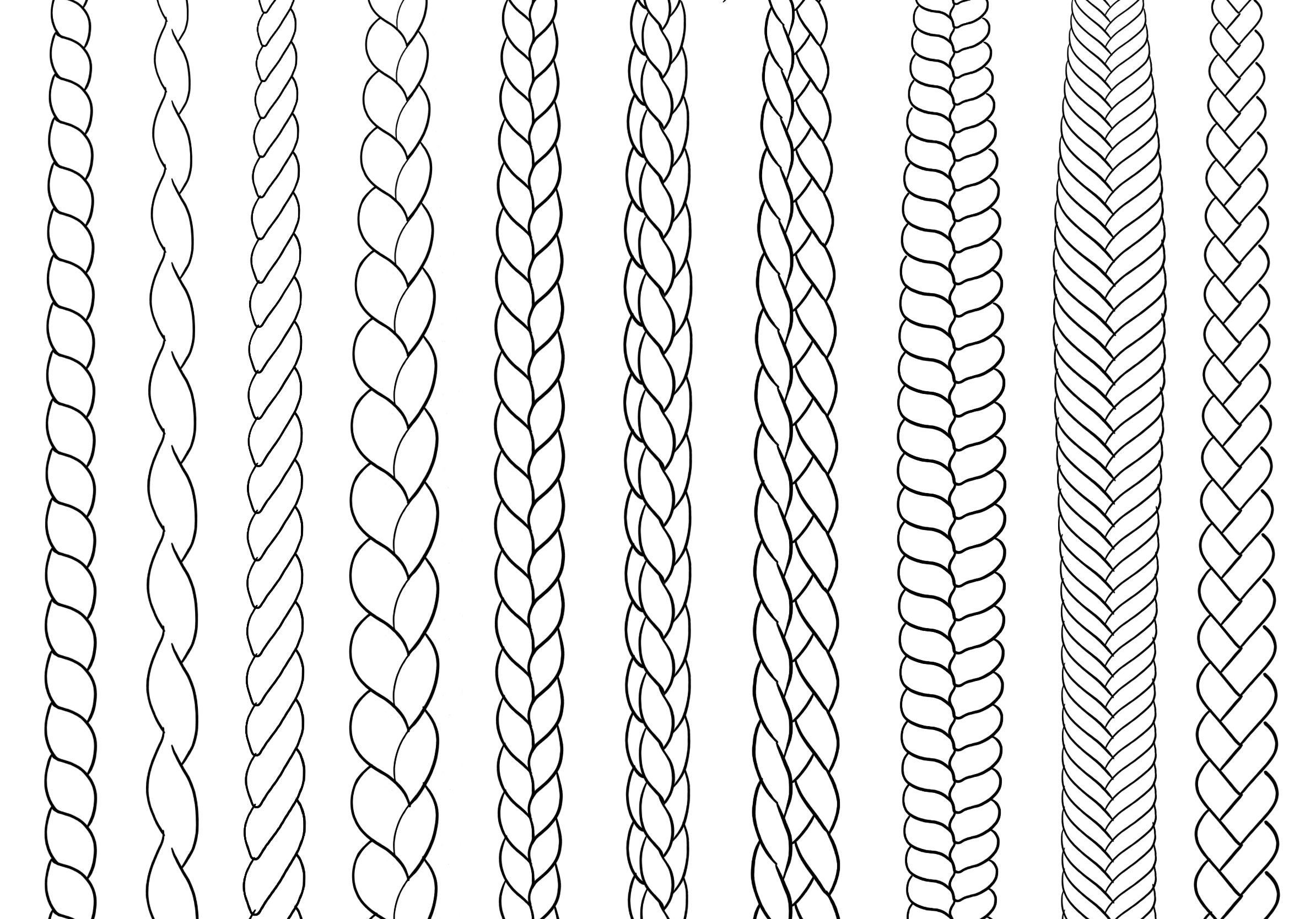 Ultimate Braid Procreate Brush Set - Etsy