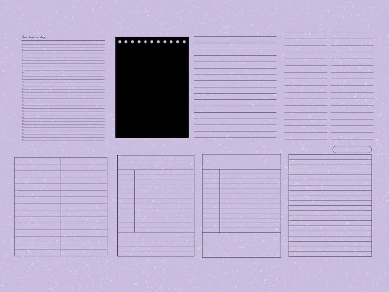 Digital Planners & Calendar Procreate Stamp Brush Set 2 - Etsy