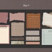 Vintage Torn Paper Digital Stickers Set Sticky Notes, Washi Tapes ...