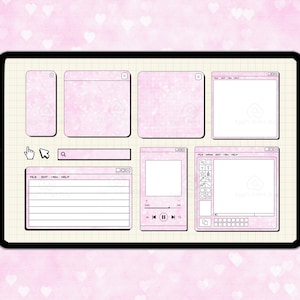 Dreamy Windows Ui Computer Pop up Stickers Set - Etsy
