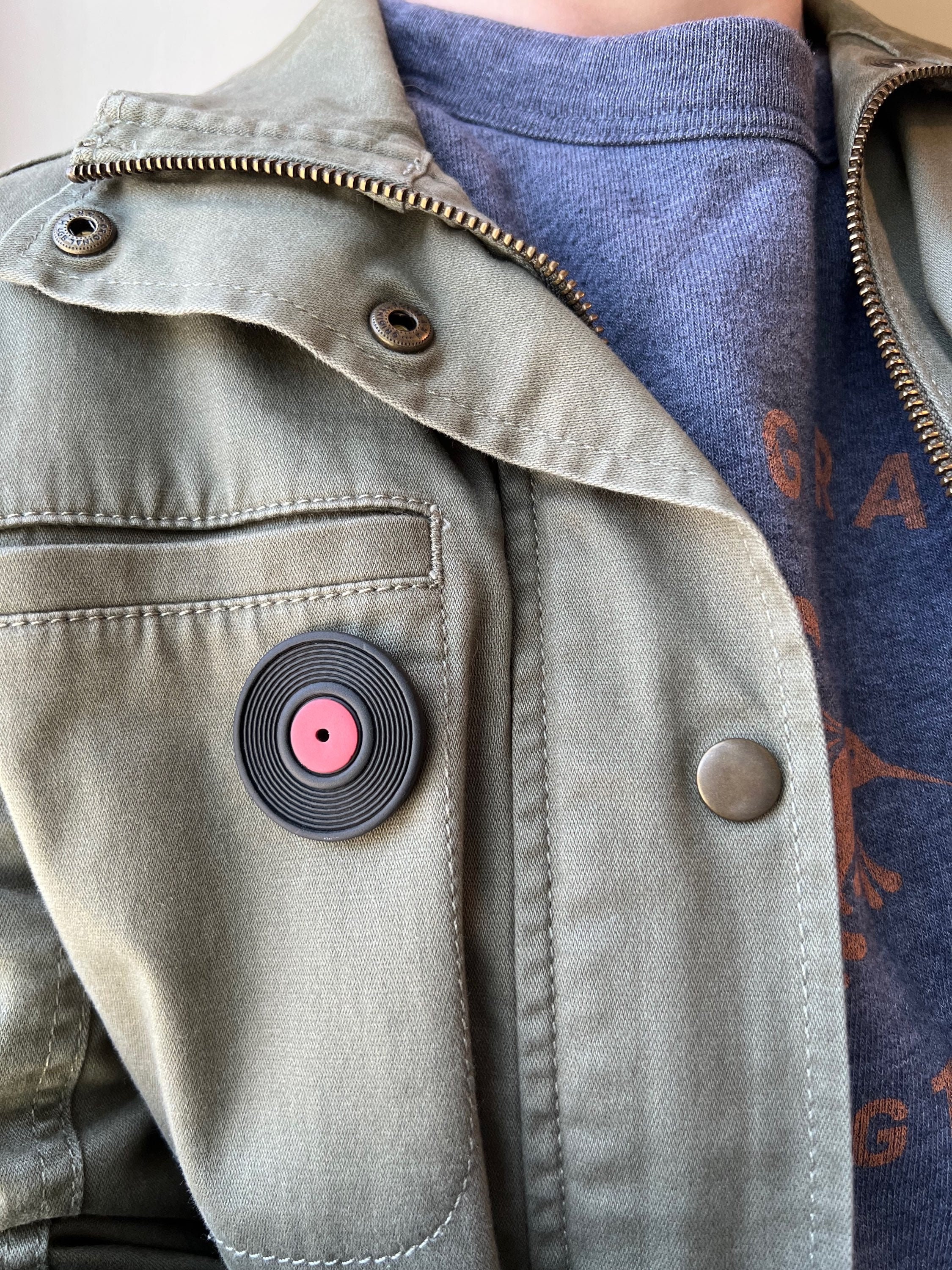 Vinyl Record Pin - Etsy